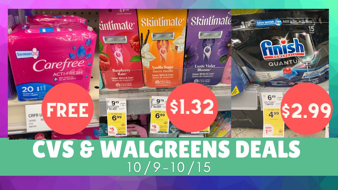Video: Top CVS & Walgreens Deals 10/9-10/15 :: Southern Savers