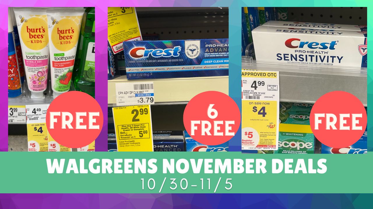 Video: Top CVS & Walgreens Deals 10/30-11/5 :: Southern Savers