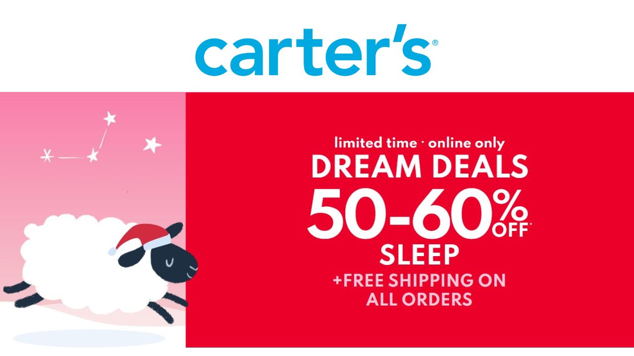 Carter's | 50-60% off PJs + Free Shipping :: Southern Savers