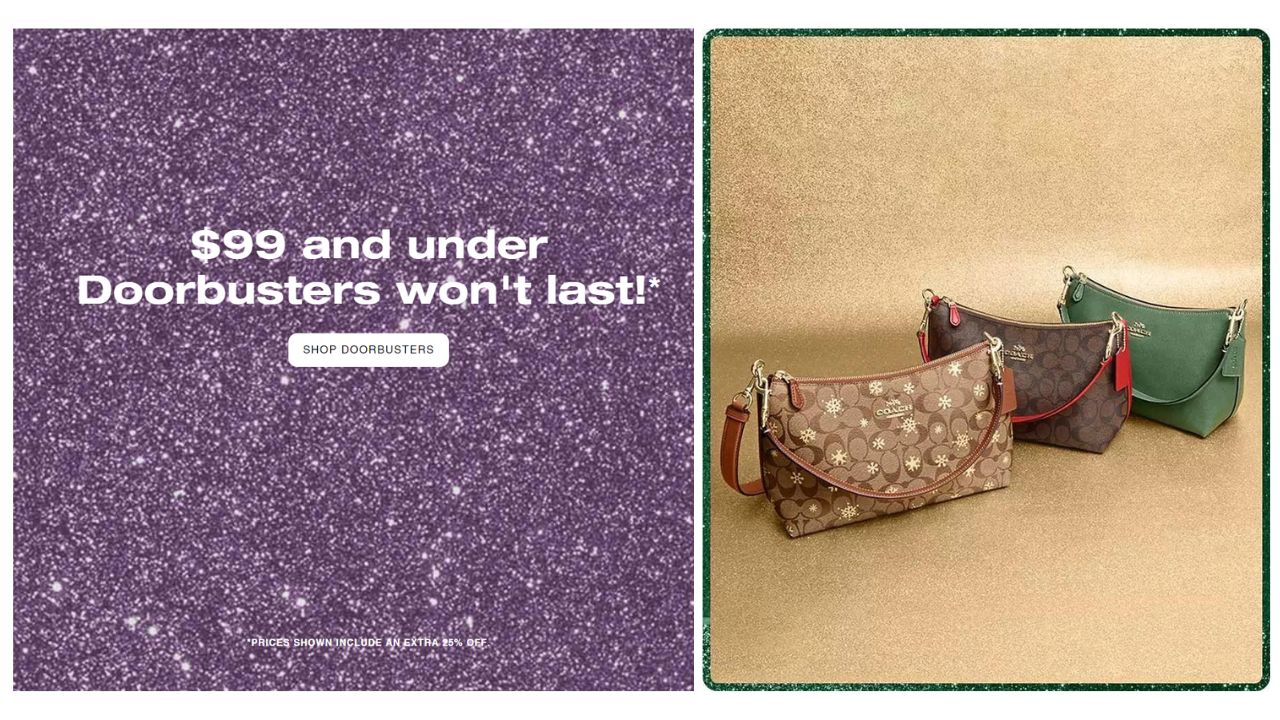 Coach Outlet $99 & Under Doorbusters + More Black Friday Deals ...