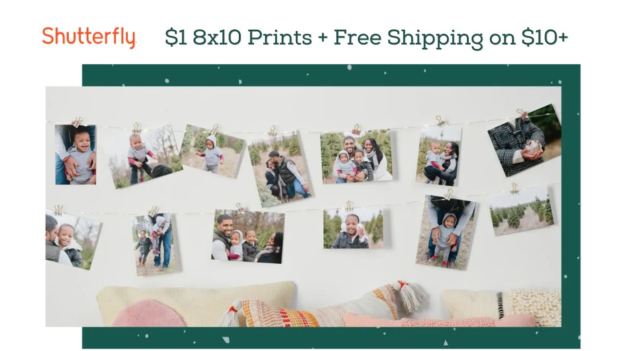 Shutterfly | Ten 8x10 Prints For $10 + Free Shipping :: Southern Savers