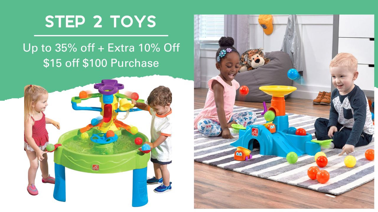 Step2 Toys Up To 35% Off + $15 off $100 + Extra 10% Off! :: Southern Savers