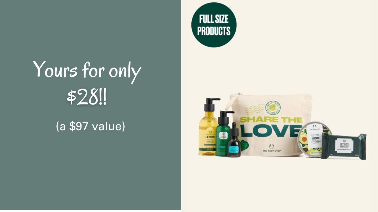 The Body Shop | 5 Full Size Best Sellers For $28! :: Southern Savers
