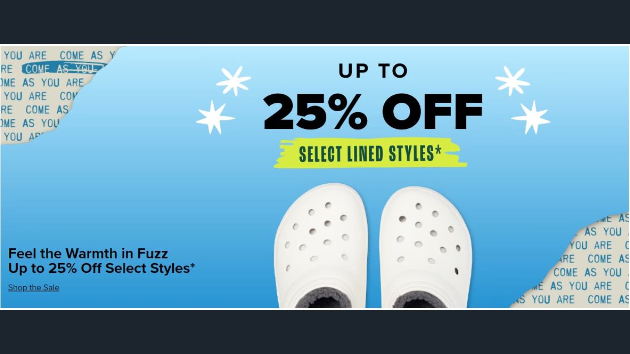 CROCS Fuzzy Styles 25% Off + 20% Off Clearance :: Southern Savers