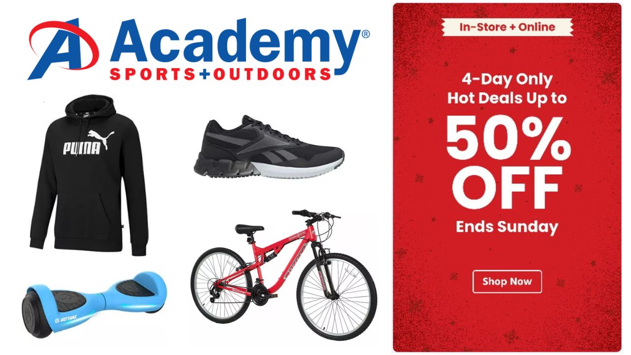 Academy Sports 50% Off Outdoors, Apparel & More :: Southern Savers