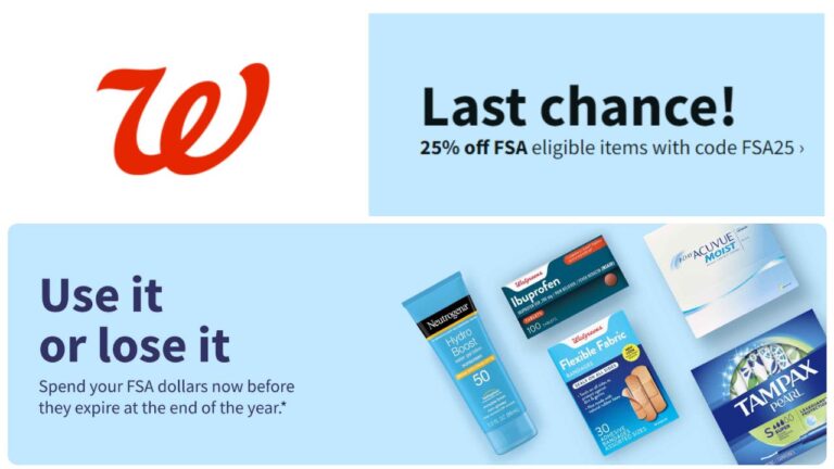 Walgreens | 25% Off FSA-Eligible Items :: Southern Savers