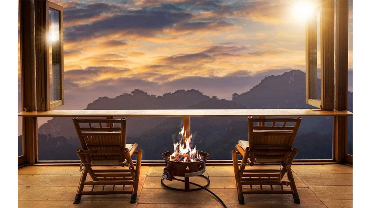 Deluxe Propane Fire Pit With Cover & Carry Kit Only $70 (reg. $150 ...