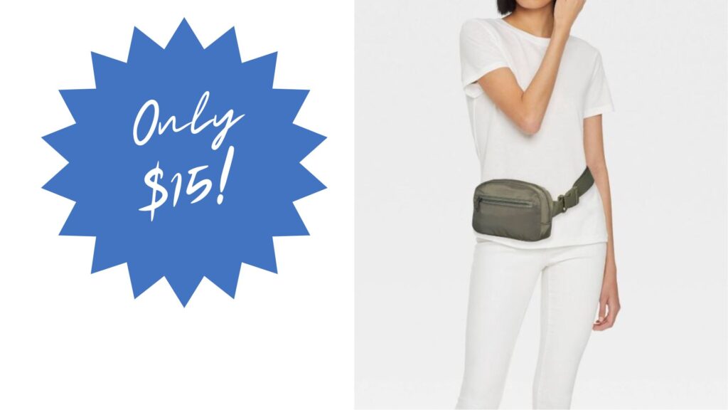 Belt Bag Dupe | Basic Fanny Pack at Target Just $15 :: Southern Savers
