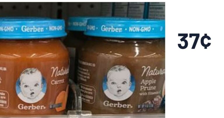 37¢ Gerber Baby Food Jars :: Southern Savers