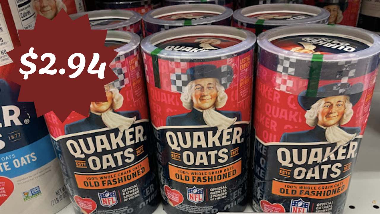 Get Quaker Old Fashioned, Quick, or Instant Oats for $2.94 :: Southern ...