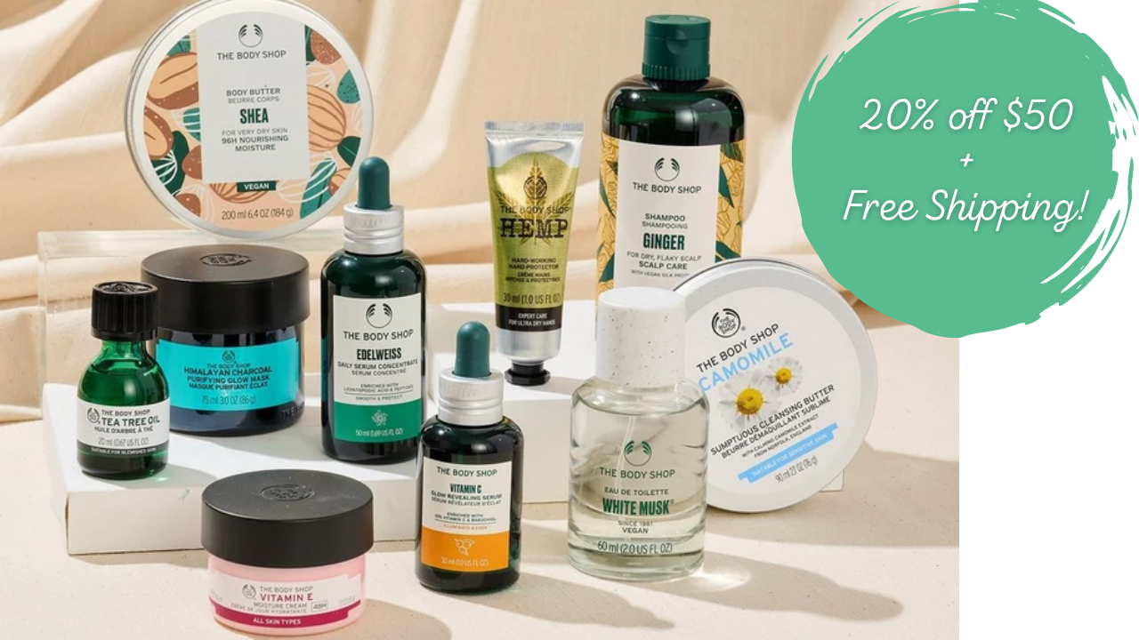 The Body Shop | 20% Off + Free Shipping! :: Southern Savers