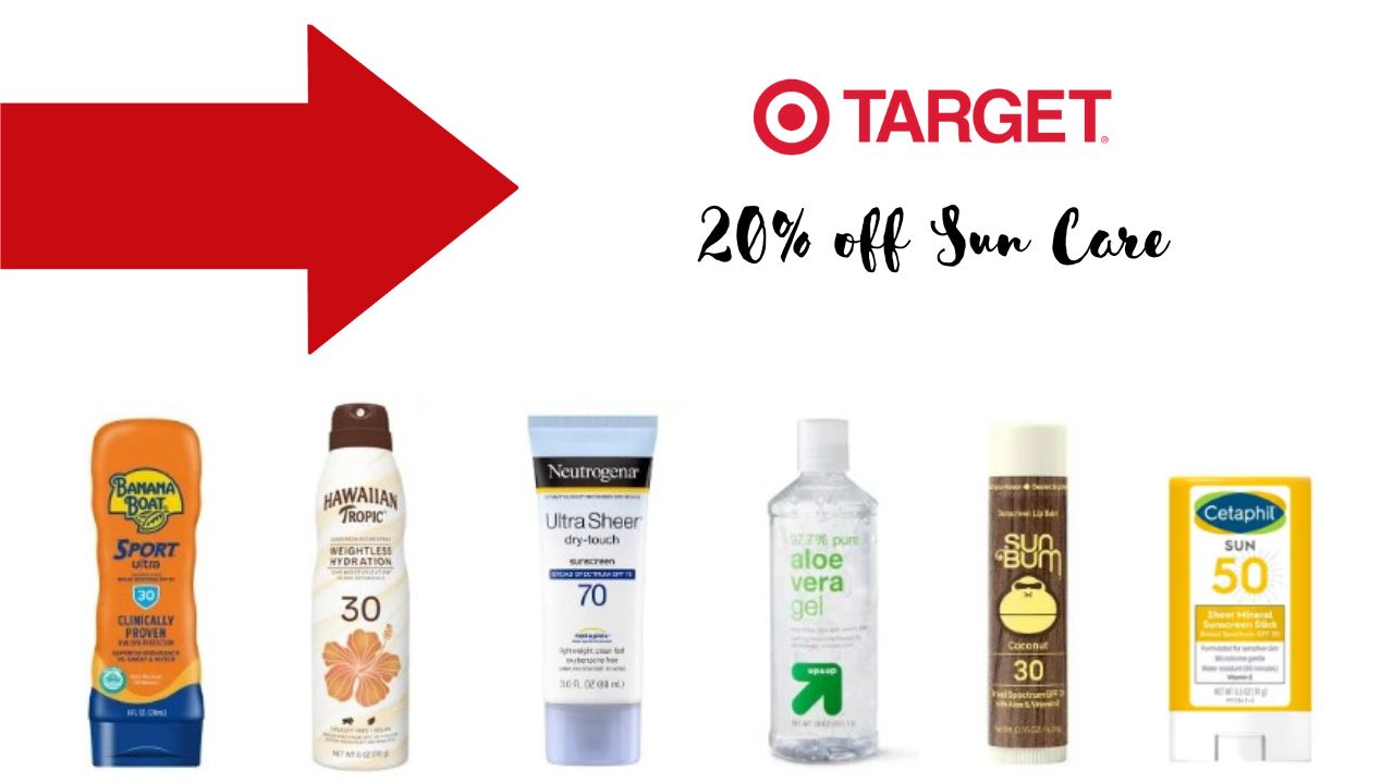 Target Circle Offer | 20% Off Sun Care :: Southern Savers
