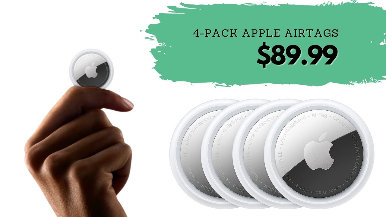 Apple AirTag 4 Pack $89 at Amazon & Walmart :: Southern Savers