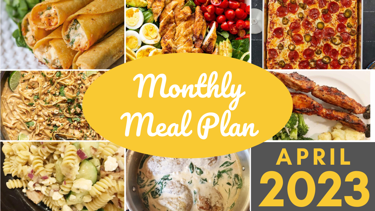 Southern Savers FREE April 2023 Monthly Meal Plan :: Southern Savers