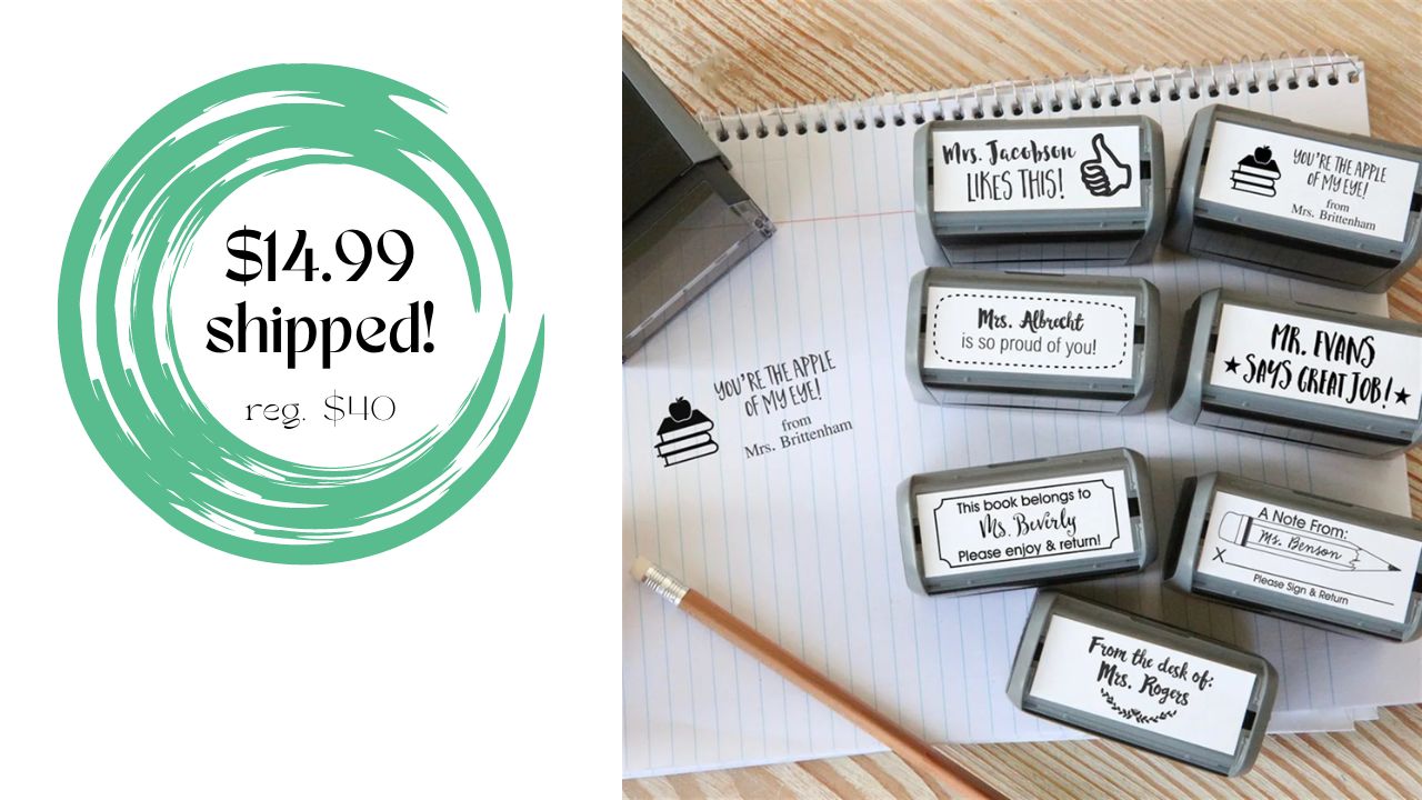 Jane | $15 Self-Inking Teacher Stamp + Free Shipping :: Southern Savers
