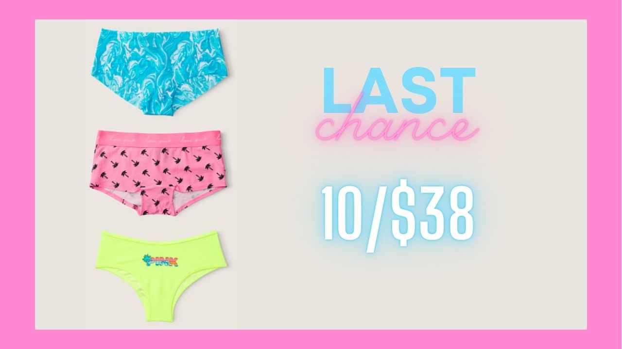 Victoria's Secret Pink | 10 for $38 Panties - Ends Today! :: Southern ...