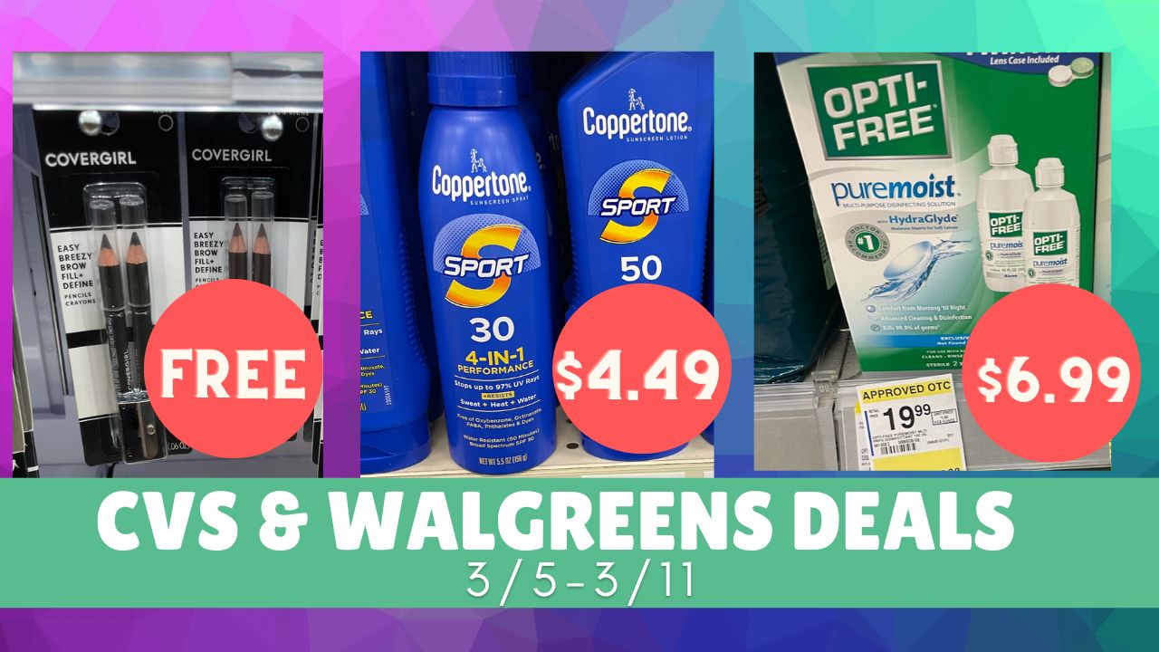 Video: Top CVS & Walgreens Deals 3/5-3/11 :: Southern Savers