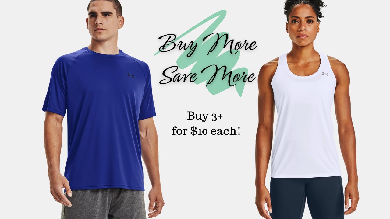 Under Armour | 2 for $25 or 3 for $30 :: Southern Savers