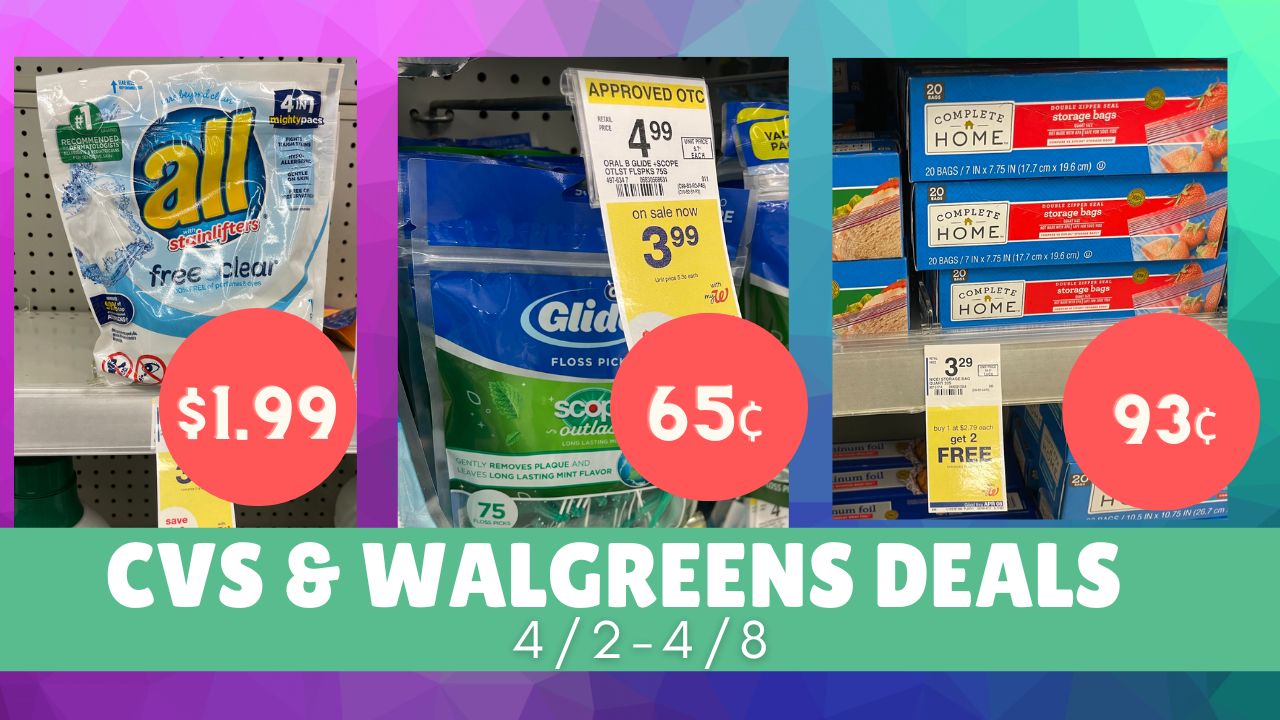 Video: Top CVS & Walgreens Deals 4/2-4/8 :: Southern Savers