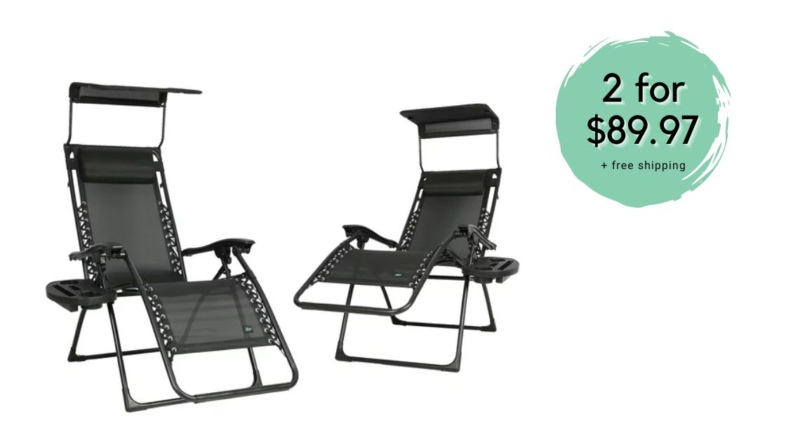 Gravity Free Chairs with Canopy 2 for $90 Shipped! :: Southern Savers