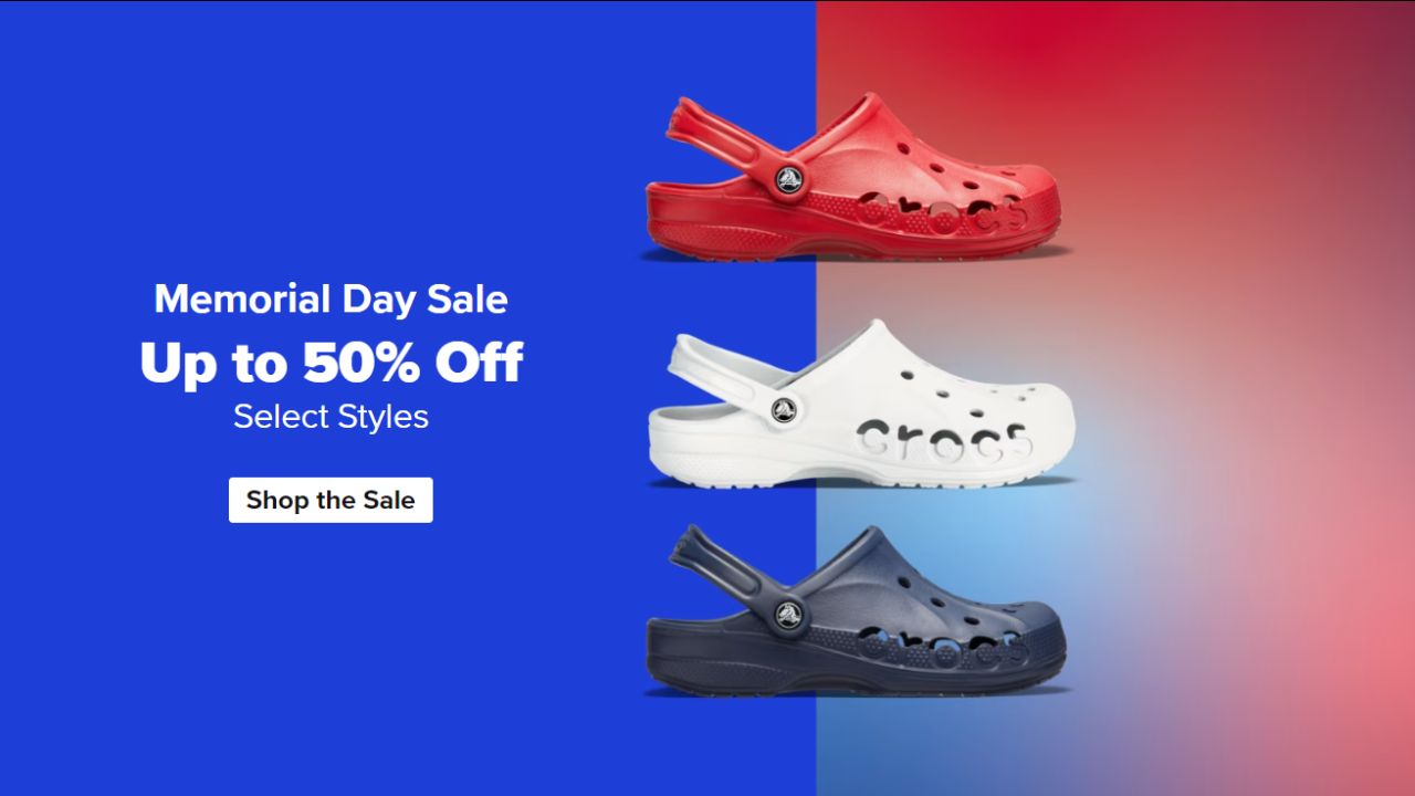 Crocs | 50% Off + 20% Off with Code + Free Shipping :: Southern Savers