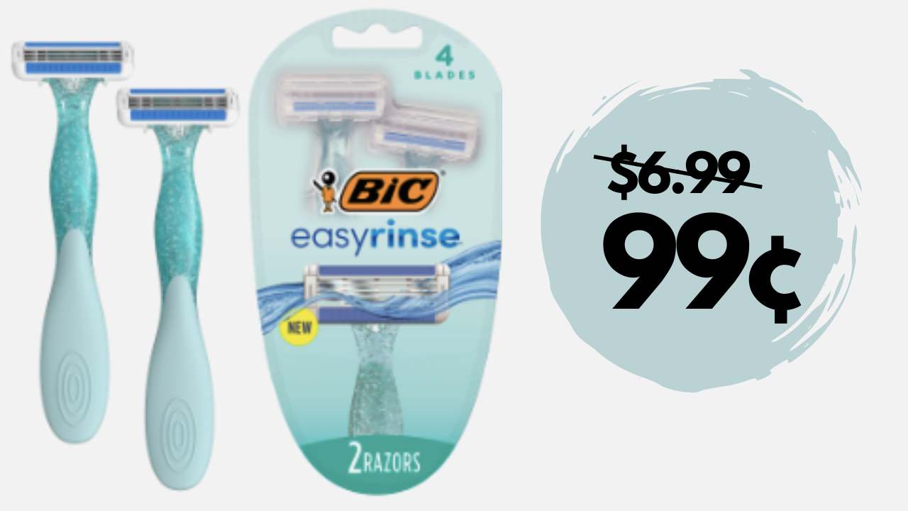 99¢ BiC Easy Rinse Razor 2-Packs | Target Giftcard Deal :: Southern Savers