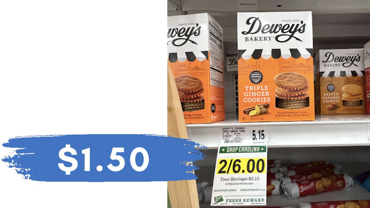 Dewey’s Bakery Cookies Only $1.50 a Box at Lowes Foods (reg. $5.15 ...