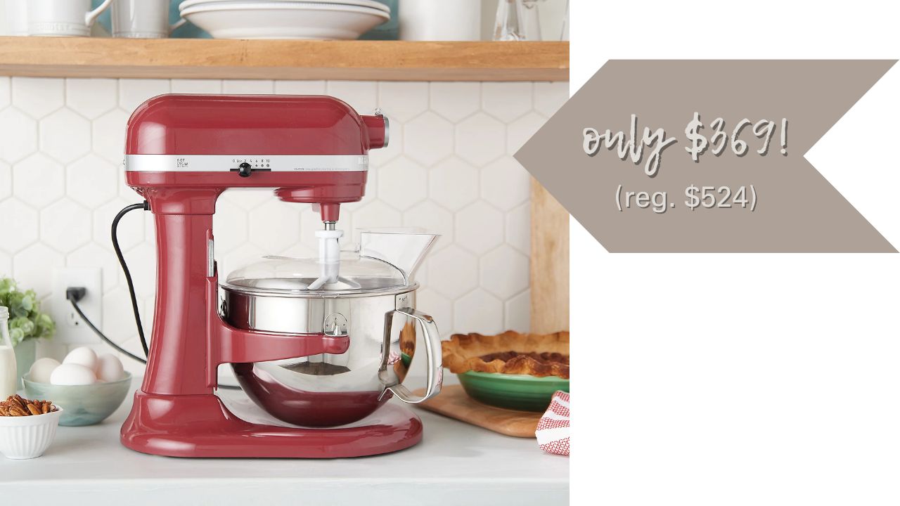 QVC | KitchenAid Pro Mixer Only $369 (reg. $524) :: Southern Savers