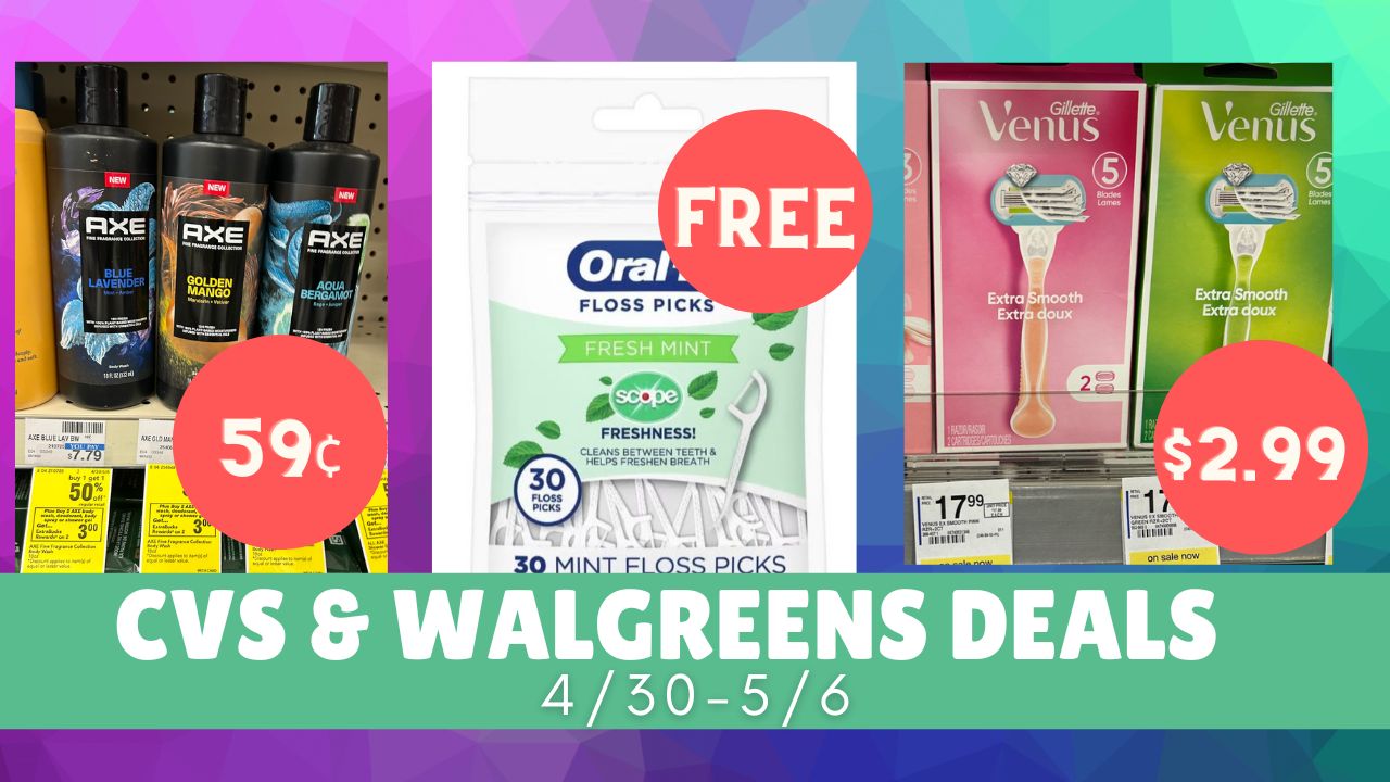 Video: Top CVS & Walgreens Deals 4/30-5/6 :: Southern Savers