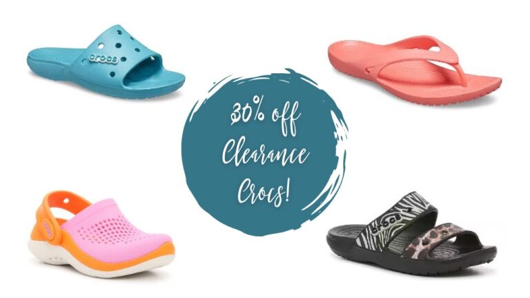 DSW | Extra 30% Off Clearance Crocs + Free Shipping :: Southern Savers