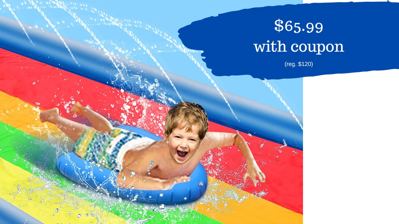 Inflatable Slip & Slide With Surf Boards $65.99 (reg. $120) :: Southern ...