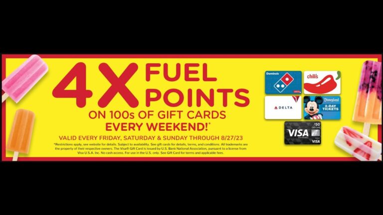 Kroger 4x Fuel Points Every Friday, Saturday and Sunday Through August ...