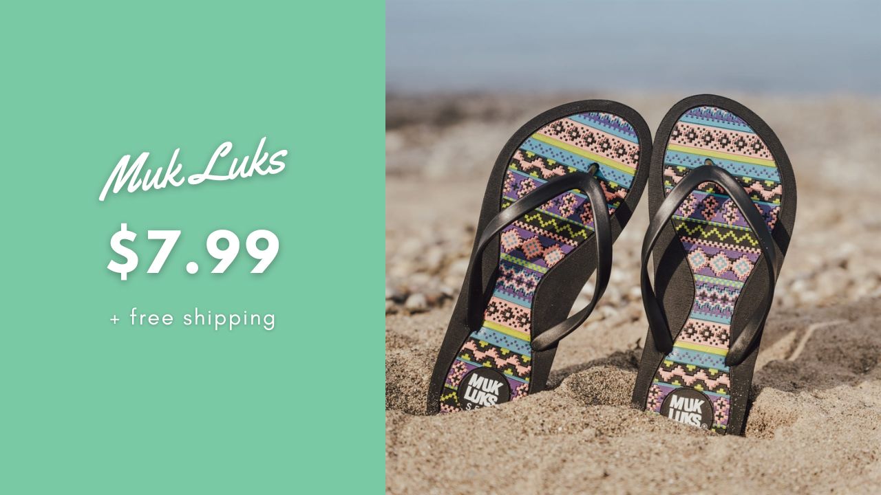 Muk Luks Flip Flops Only $7.99 Shipped! :: Southern Savers