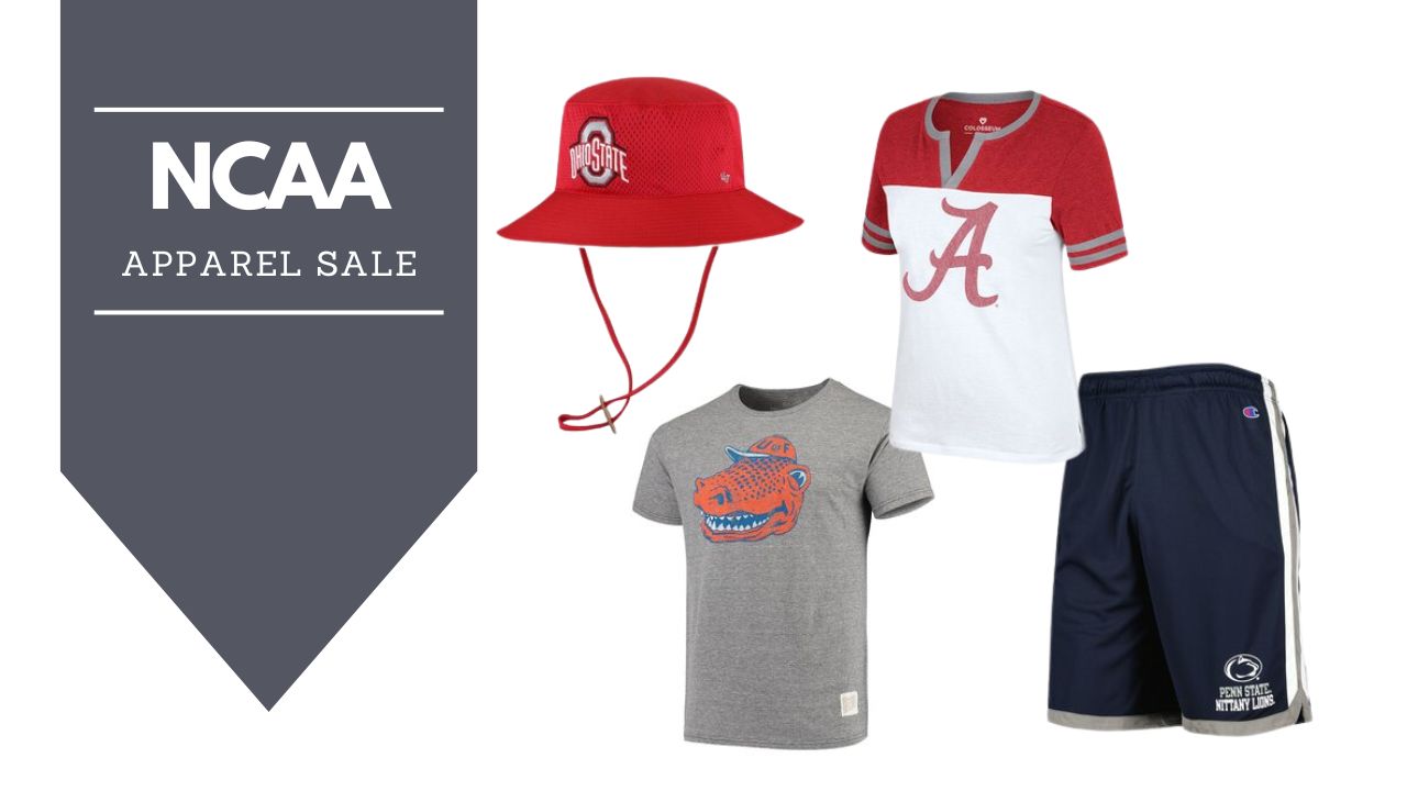 NCAA Apparel Up to 50% off + Extra 10% off :: Southern Savers