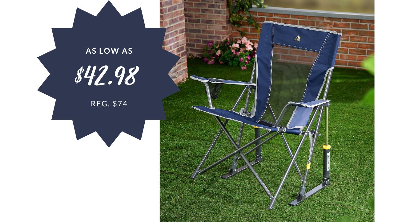 Folding Rocking Chair As Low As $42.98 (reg. $74) :: Southern Savers