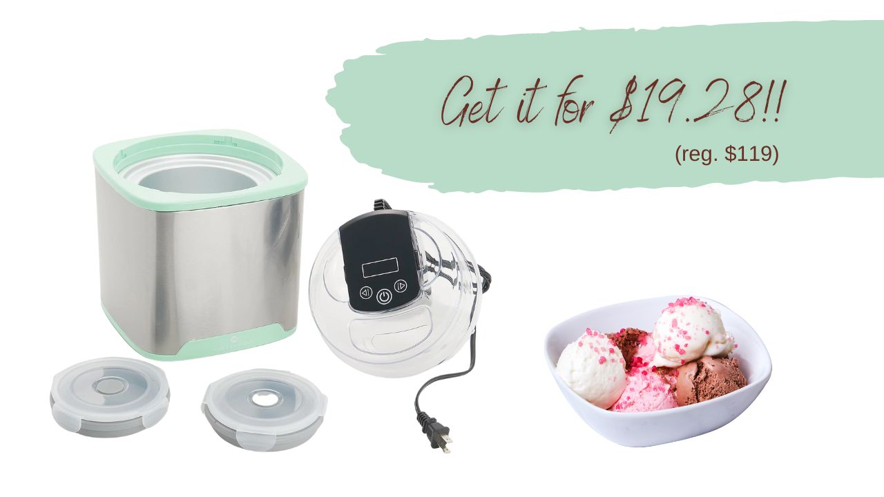 2 Qt. Ice Cream Maker $19.28 (reg. $119)! :: Southern Savers