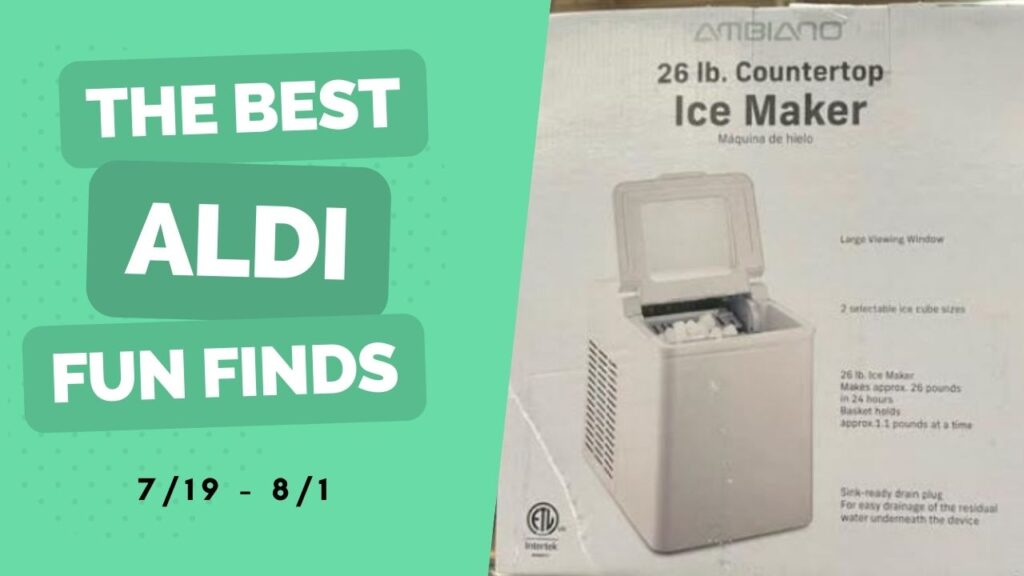Aldi Fun Finds | $89.99 Countertop Ice Maker + More :: Southern Savers