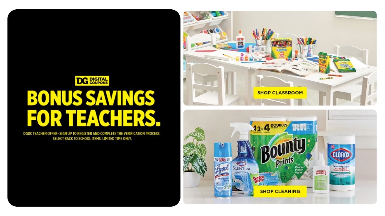 Teachers Get 30% Off School & Cleaning Supplies at Dollar General ...