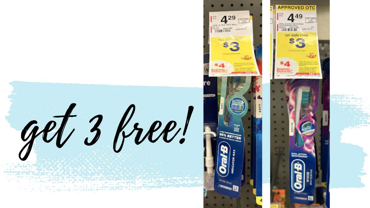 Get 3 FREE Oral-B Toothbrushes at Walgreens! :: Southern Savers