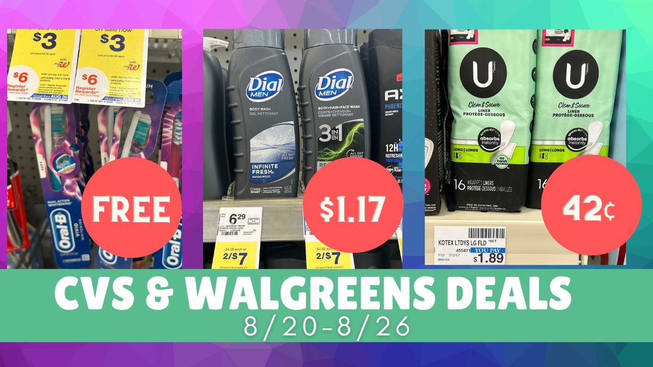 Video: Top CVS & Walgreens Deals 8/20-8/26 :: Southern Savers