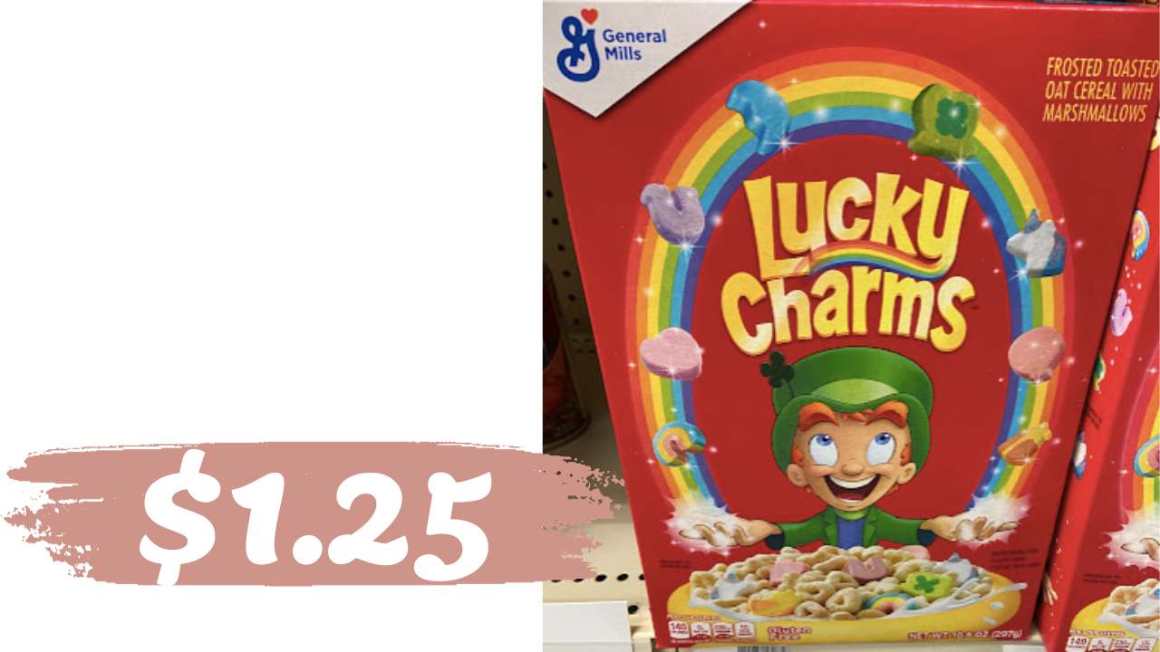 $1.25 Lucky Charms Cereal at Walgreens :: Southern Savers