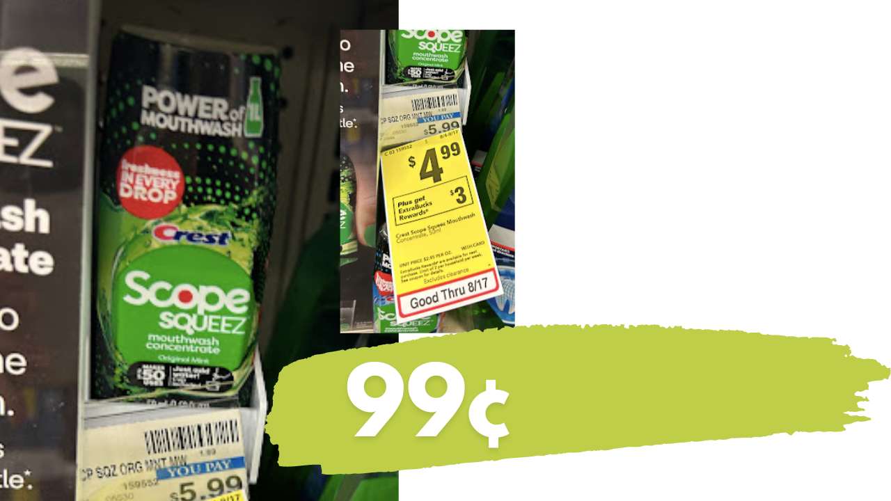 99¢ Scope Squeez Mouthwash Concentrate :: Southern Savers