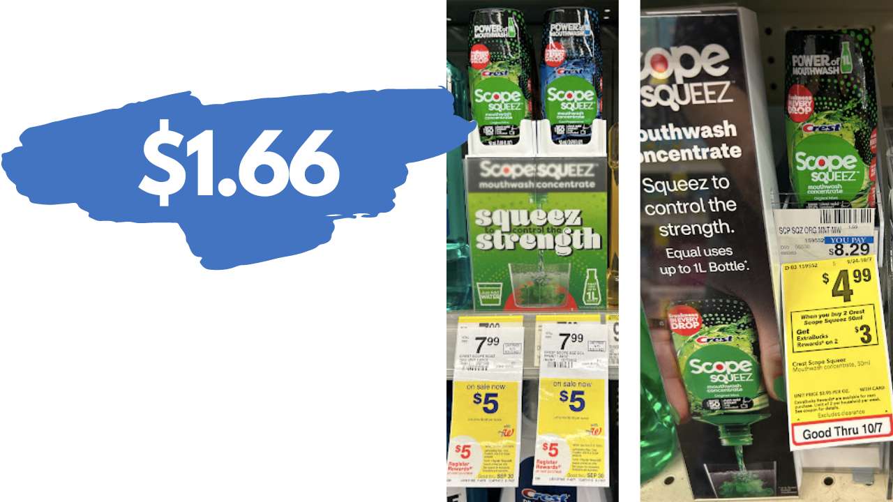 Scope Squeez as Low as $1.66 | Deals at CVS & Walgreens :: Southern Savers