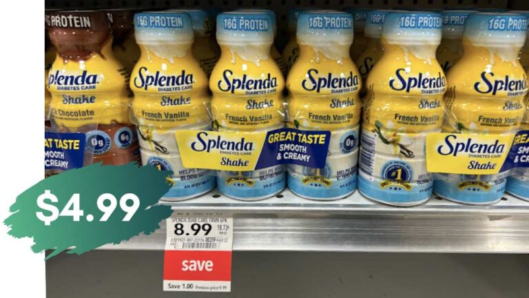 $4.99 Splenda Diabetes Care Shake 6-Packs :: Southern Savers