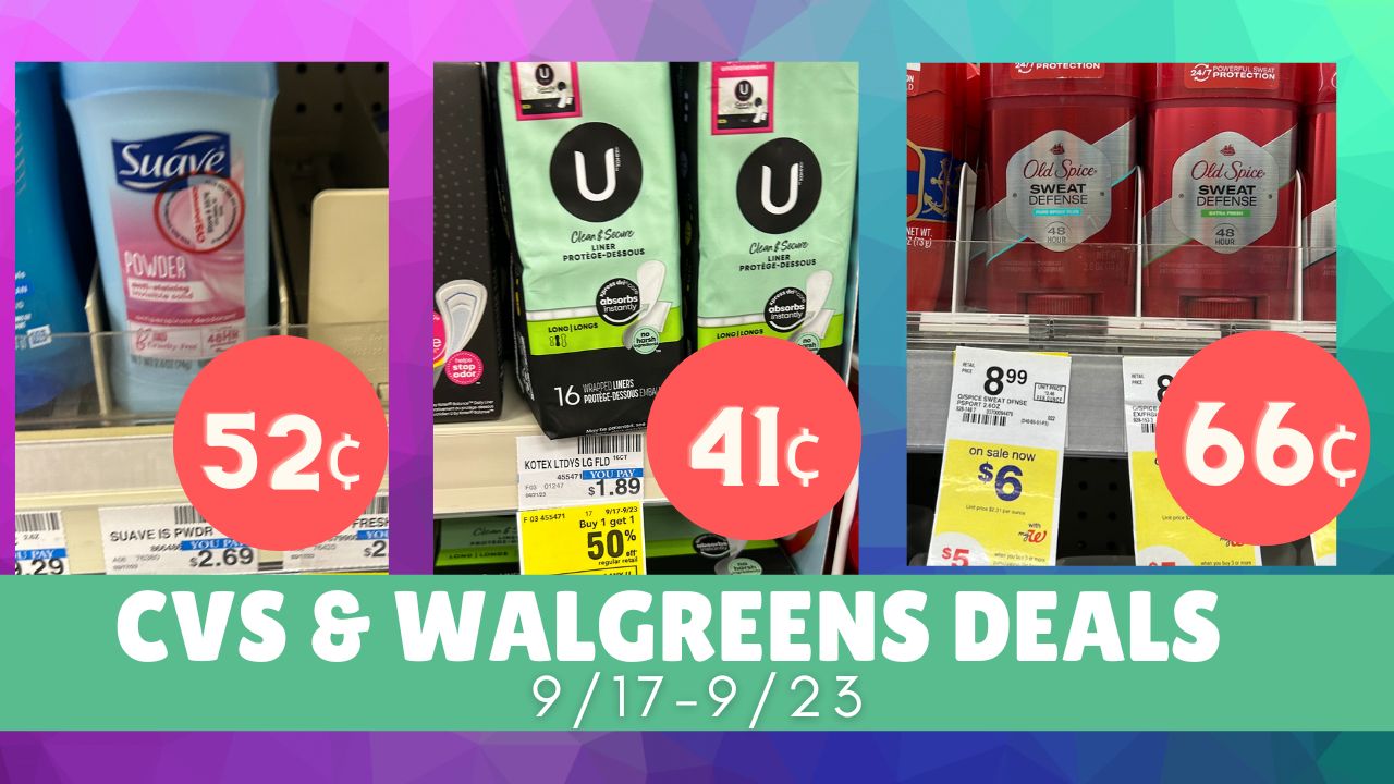 Video: Top CVS & Walgreens Deals 9/17-9/23 :: Southern Savers