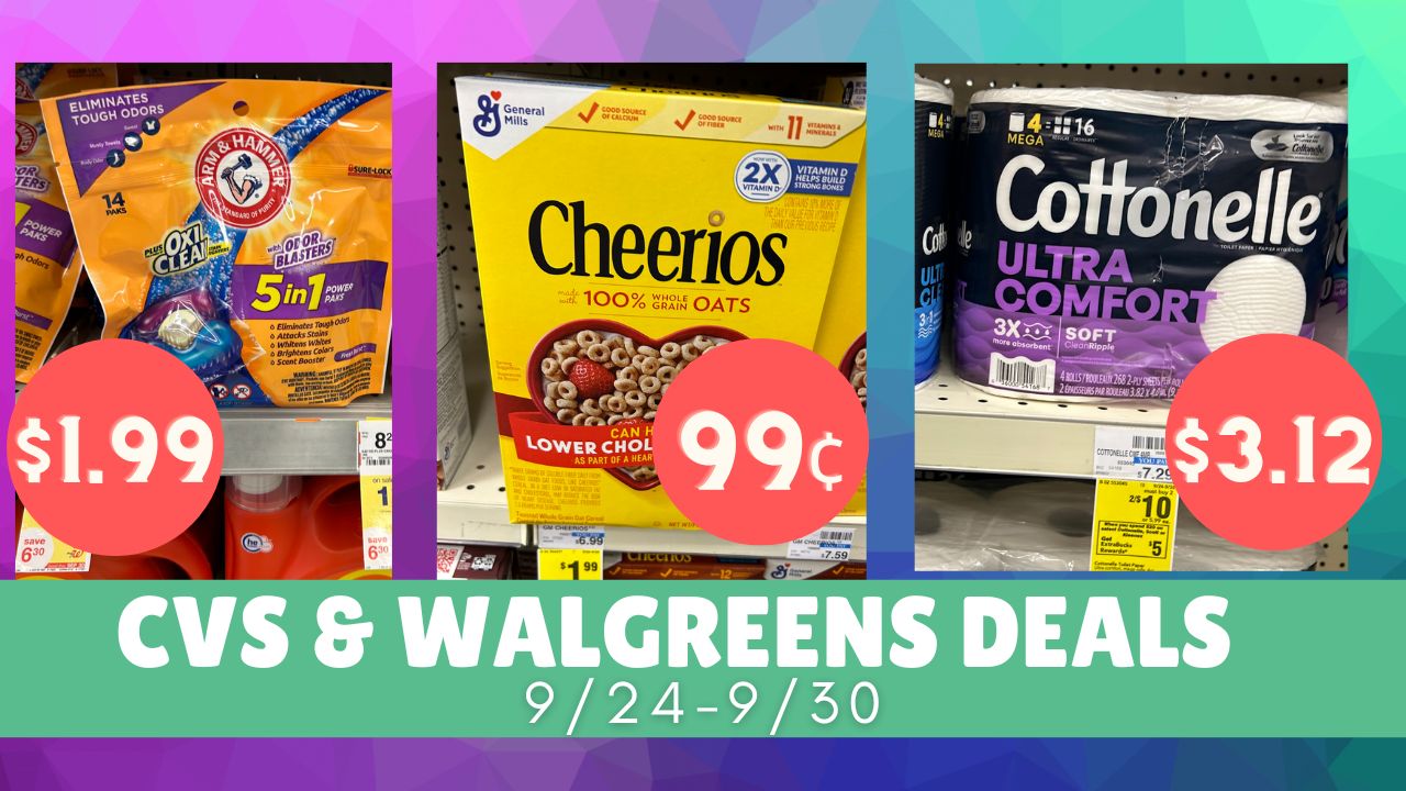 Video: Top CVS & Walgreens Deals 9/24-9/30 :: Southern Savers