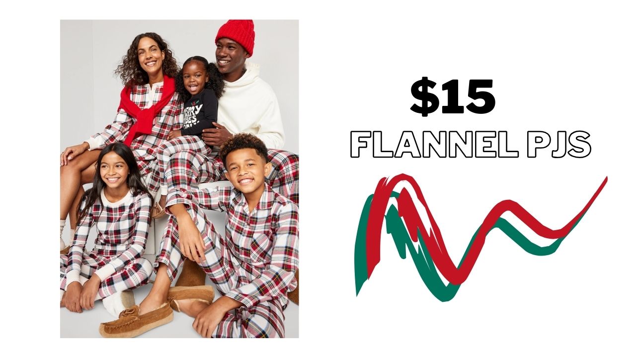$15 Flannel Family Pajama Sets at Old Navy | Today Only! :: Southern Savers