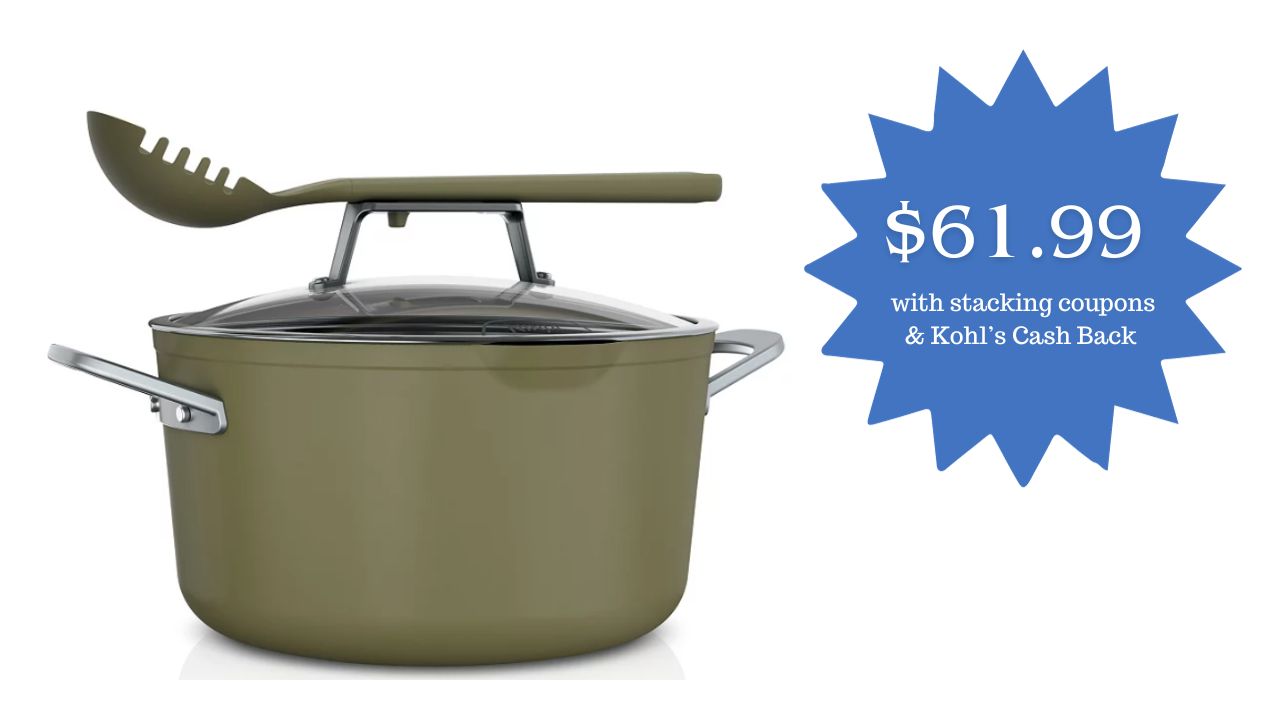 Ninja Foodi NeverStick PossiblePot $62 After Kohl's Cash Back ...