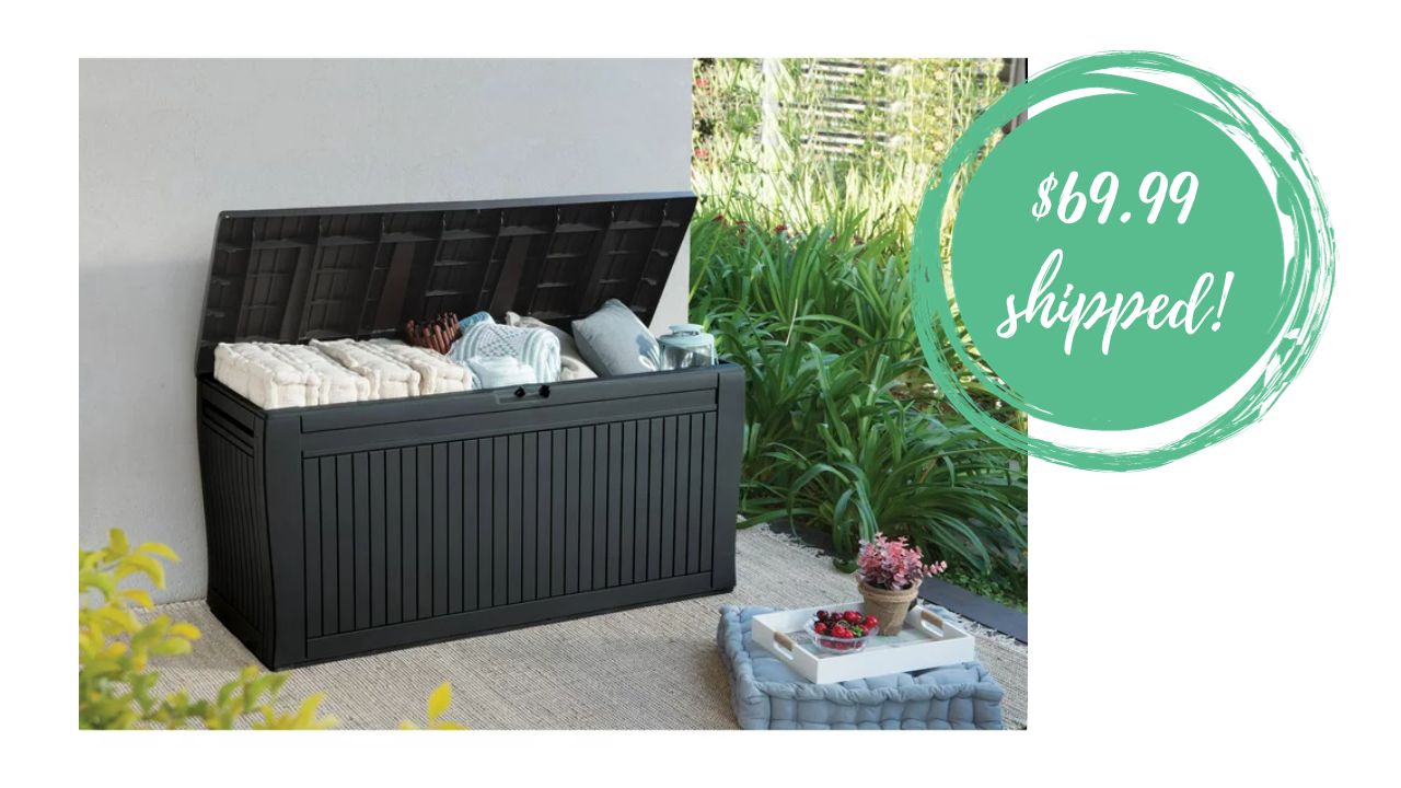 71-Gallon Storage Deck Box $69.99 Shipped (reg. $108) :: Southern Savers