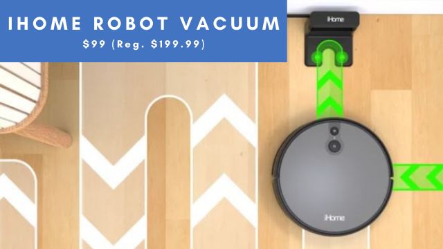 Walmart | iHome Robot Vacuum $99 (Reg. $199.99) :: Southern Savers